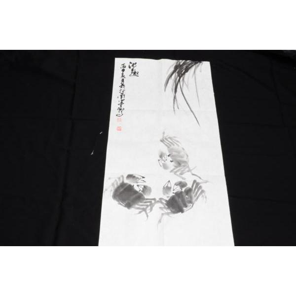 サイズ  約34ｃｍ×69ｃｍ  数量  1枚   状態   新品（本紙のシワ/微破れご了承ください）   ※本紙のみ出品になりますご注意ください。 中国墨彩画になります。印刷物ではございません、墨を使用して描いてある作品です。表装の本紙と...