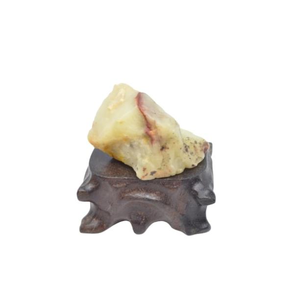 数量：1個状態：新品（画像の商品をお届け）産地：中国素材：芙蓉石篆刻用印材としても、鑑賞石としてもお使い頂ける寿山石芙蓉原石になります、キメが細かく磨くと非常に美しい艶が期待できます、当店の耐水ペーパーなどにてお好き所を面出しを行なうことで...