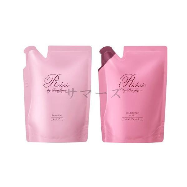 商品名：セット　資生堂　ベネフィーク　リシェール　バイ　ベネフィーク　シャンプー + コンディショナー　モイスト　レフィルセット内容量：300ml+300g