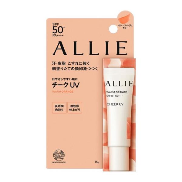商品名：カネボウ　アリィー　カラーオンＵＶ　チーク　０2 オレンジ内容量：15g　