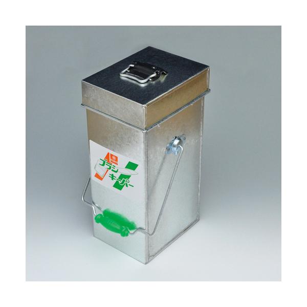 刷毛の保管容器です。内蔵のバーに刷毛を吊って保管して下さい。サイズ:150mm×185mm×H360mm