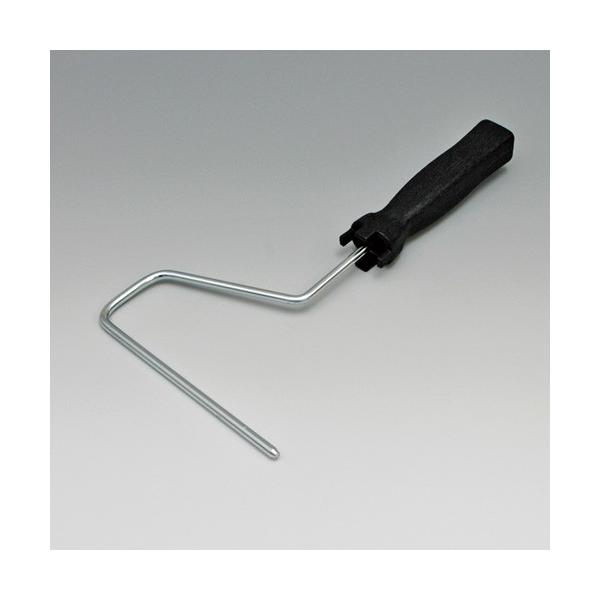 スモールローラーよりL字部分が長く、ミドルローラー全体に均一に力が入ります。