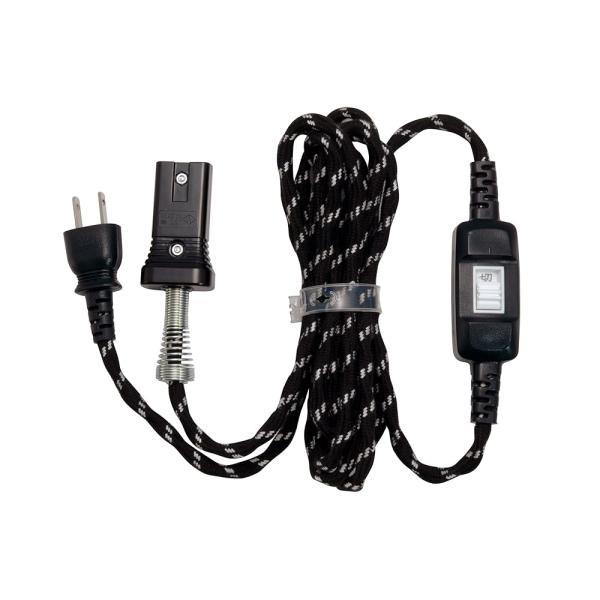 「商品情報」●交換用コタツコードでお気に入りのコタツを続けて使える●中間スイッチ付●コード長(電源側):約1.6m●コード長(本体側):約1.3m「主な仕様」サイズ:幅9×奥行16×高さ3.5cm本体重量:225gコード長(電源側):約1....