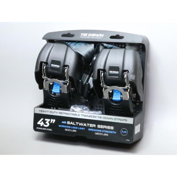 ■商品説明■・トランサムタイダウンベルト(ステンレスj)になります。・ジェットスキー、バスボート等のトレーラーに!!■商品詳細■・適応サイズ：ベルト幅：約5cm/長さ：約109cm・破断荷重：1800LBS(（約817kg）・作業荷重：60...