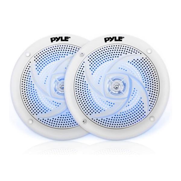 ■商品説明■・マリンスピーカー 6.5インチ(LED付き)・マリン用ですのでバイクなどにもご使用可能です。■商品詳細■・再生音域：60Hz〜18KHz・インピーダンス：4Ω・許容入力：120W (最大240W)■販売単位■・1セット (2個...