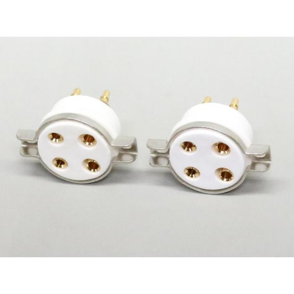 ■商品説明■・金メッキ 真空管ソケット 4ピン・2A3 300Bなどに適合■販売単位■・1セット (2個)■商品状態■・新品(未使用品)■お支払方法■・銀行振込・郵便振替・クレジットカード・代金引換 (代引き)■発送方法■・クロネコヤマト(...