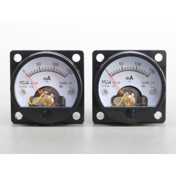 ■商品説明■・150mA(DC)アナログ電流計・真空管アンプの出力管の電流監視にご使用可能です。■販売単位■・1セット (2個)■商品状態■・新品(未使用品)■お支払方法■・銀行振込・郵便振替・クレジットカード・代金引換 (代引き)■発送方...