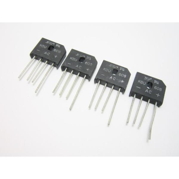 ■商品説明■・高耐圧ブリッジ・ダイオード 800V 6A (KBU608) ■販売単位■・1セット (4個)■商品状態■・新品(未使用品)■お支払方法■・銀行振込・郵便振替・クレジットカード・代金引換 (代引き)■発送方法■・クロネコヤマト...