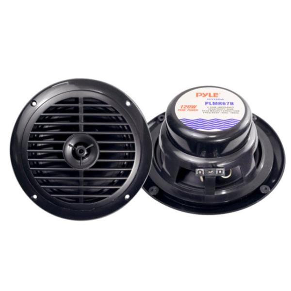 ■商品説明■・2Way 防水スピーカー になります。・スピーカーは6.5インチです。・再生音域：45Hz〜16KHz・インピーダンス：4Ω・音圧レベル：90db・最大出力：120W■販売単位■・1セット (2個)■商品状態■・新品(未使用品...