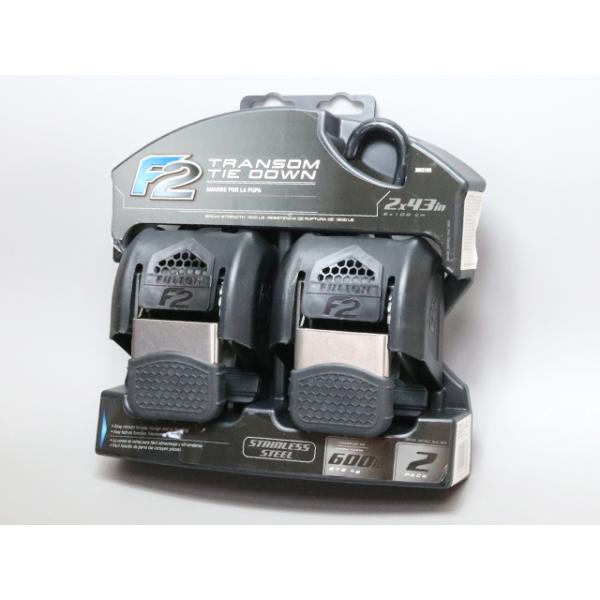 ■商品説明■・Fulton F2 トランサムタイダウンになります。・ジェットスキー、バスボート等のトレーラーに!!■商品詳細■・適応サイズ：ベルト幅：約5cm/長さ：約109cm・耐荷重：600LBS(約272kg)(1個)・材質：ステンレ...