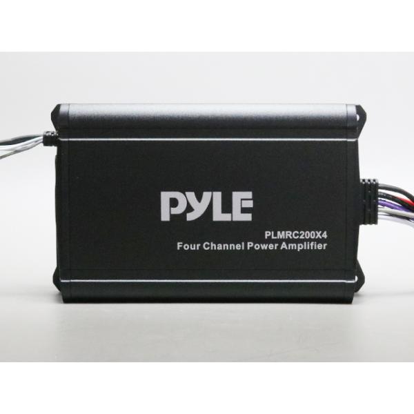 ■商品説明■・小型マリン用 4chパワーアンプになります。・水上バイクなどのオーディオの音量を大きくしたい人に!!・取扱説明書(英文)に一か所破れがあります。※検品時に破れてしまいました。■商品詳細■・本体サイズ：約L164mm×W93mm...