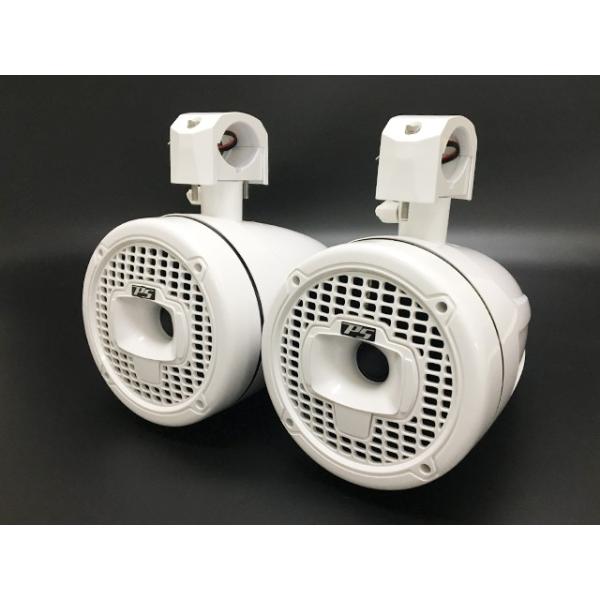 ■商品説明■・6インチ ウェイクタワー(ペア)・適応パイプ径は40mm〜65mmまで対応しております。■商品詳細■・本体サイズ：約(W)178mm×(D)255mm×(H)270mm・再生音域：24Hz〜22KHz・インピーダンス：4Ω・音...