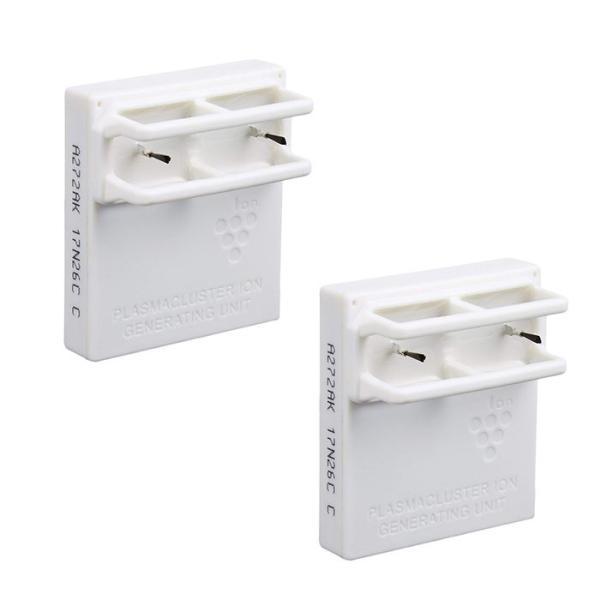 安定して高濃度プラズマクラスターイオンを放出するために定期的にプラズマクラスターイオン発生ユニットの交換が必要です。総運転時間 約17,500時間（1日24時間連続して運転した場合約2年、1日8時間毎日使用した場合約6年）経過すると、本体の...