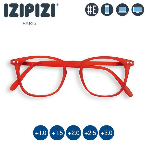 IZIPIZI リーディンググラス ブルーライトカット #E レッドIZIPIZIは2010年にフランス・パリで設立されたアイウェアブランド#Eは逆台形型のフレームのウェリントン。何にでも合わせやすいウェリントンフレームは、知的でクラシカル...