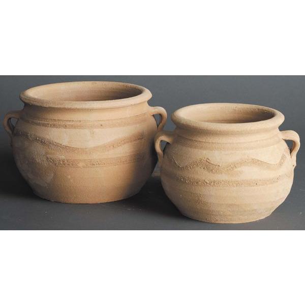 CRETE IN GREECEのテラコッタ。ギリシャ・クレタ島シリーズはハンドメイド品であるため、同じモデルでも、サイズや模様などに多少の個体差が見られる場合があります。また、窯の火の当たり具合で色味が異なる事があります。サイズ表記は概寸で...