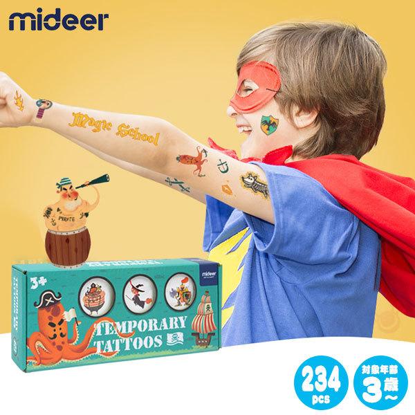 Mideer ミディア テンポラリータトゥーシール ボーイ。Mideer（ミディア）は2016年に誕生したブランド。世界中の子供たちにおもちゃで遊ぶ機会を与えることを使命としています。遊ぶことの純粋な楽しさを感じたり、子供たちが想像力を掻き...