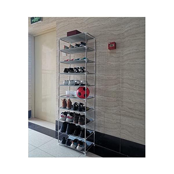 防水ラミネート加工不織布PPコーティング不織布は防水防塵効 果がよくて、通気性に優れています耐久性が抜群シューズラックはより肉厚なスチールパイプを選び、耐久性が抜群です