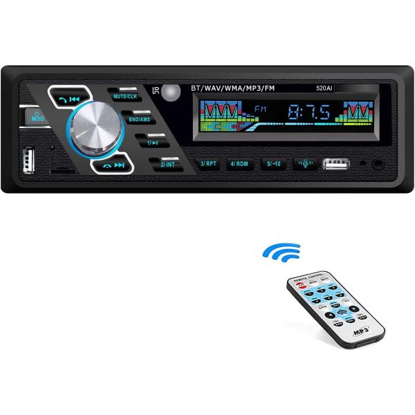 BTハンズフリー：障害物のないワイヤレス用の内蔵BTチップ。 内蔵の+ ERD国際標準チップ、高解像度ノイズリダクションマイクWind、双方向音声通話をサポート、ホストパネルに接続できます。 ラジオ機能：高品質のデジタルステレオを備えたFM...