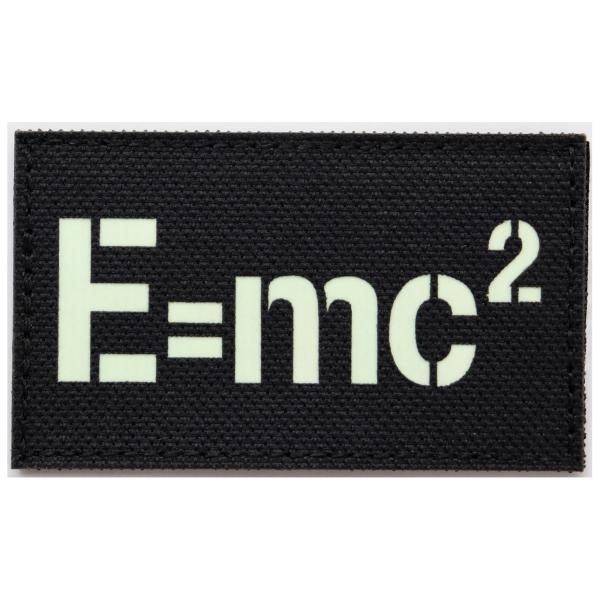 方程式「E=mc2」をデザインしたワッペンです。世界一美しい方程式とされるアインシュタインの公式「質量とエネルギーの等価性」は、質量とエネルギーの関係を表しています。エネルギー（E）は、質量（m）と光速の2乗（c2）の積と定義しています。文...