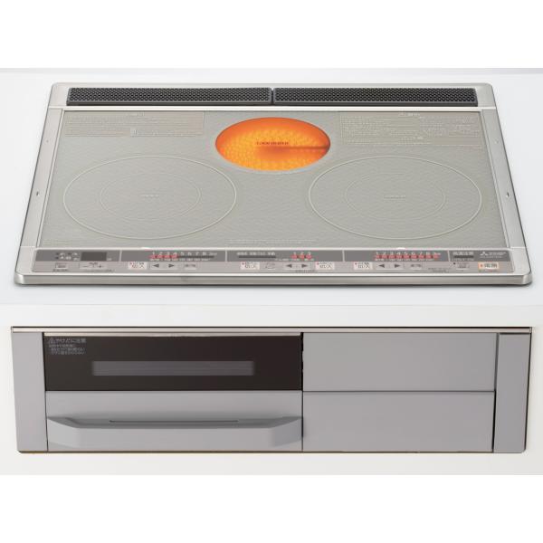 設置タイプ：ビルトイン 最大火力：3kW ヒーター：3口 電源：200V 標準幅：60cm