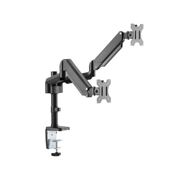 VESA規格：○ 総耐荷重量：16kg 固定方式：グロメット/クランプ固定式 対応モニターサイズ：32インチ