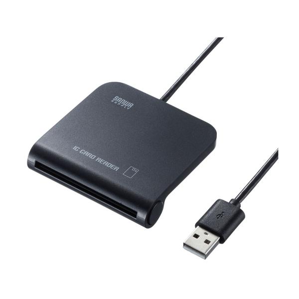 タイプ：接触型カードリーダー インターフェイス：USB サイズ：66x16x66mm 重量：50g