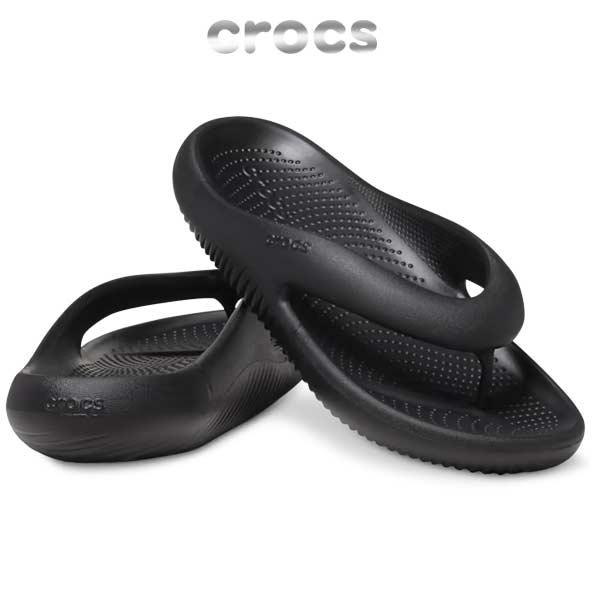 クロックス(crocs)/メロウ リカバリー フリップ MELLOW RECOVERY FLIP ユニセックス フリップサンダル 208437-001■今までにない快適さを実現するフリップは、シンプルでありながらモダンなシャープさを備えたデ...