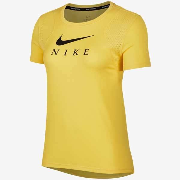 ナイキ(NIKE)/シャツ 半袖 ウィメンズ ラン GX S/S トップ スポーツ ウェア CJ1983-795■Dri-FITテクノロジーでさらりと快適な状態が持続。■ゆったりしたフィット感(スタンダードフィット)【種別】 トレーニングウ...