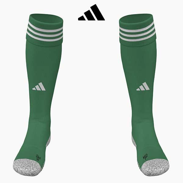 アディダス(adidas)/サッカーゲームストッキング/adi ソックス 23 3本線 靴下 HT6545-TGNWHT■アディダスカスタムソックス■ORMOTIONを搭載し素足のような履き心地を実現■左右の足にそれぞれ沿うよう設計■ハーフ...