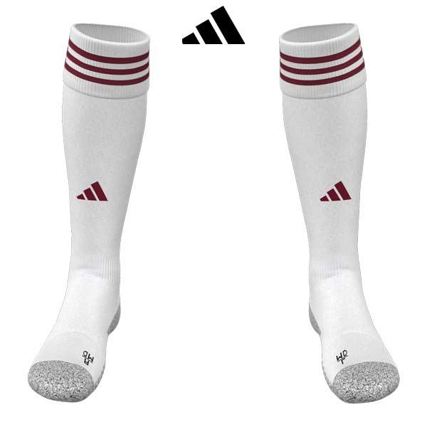 アディダス(adidas)/サッカーゲームストッキング/adi ソックス 23 3本線 靴下 HT6545-WHTTPR2■アディダスカスタムソックス■ORMOTIONを搭載し素足のような履き心地を実現■左右の足にそれぞれ沿うよう設計■ハー...