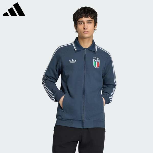 アディダス(adidas)/ウェア サッカー イタリア代表 26 アウェイ レプリカ アンセムジャケット ジャージ II192-JY9599■レギュラーフィットとクラシックな襟でタイムレスなスタイルに仕上げた、レトロ風のジャケット■伝統とモ...