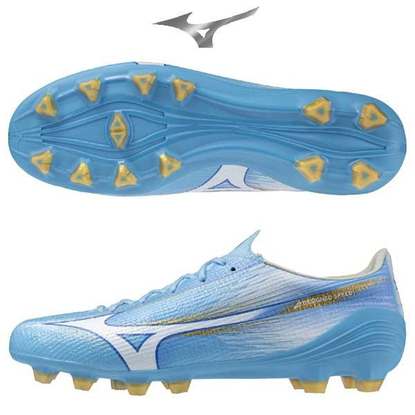 ミズノ(MIZUNO)/ミズノ アルファ 3 エリート MIZUNO α III ELITE ユニティスカイ シューズ ALPHA フットボール 固定式 P1GA266225■ニットが生む極上のフィットが爆発的スピードを引き出すミズノアルフ...