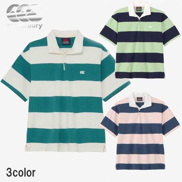 カンタベリー(canterbury)/ウェア ショートスリーブ 4インチストライプ ボーダー 横縞 ラグビージャージ ラグビー ラガーシャツ ポロシャツ 半袖シャツ カジュアル RA325133■ニュージーランドで生まれたディティール、仕様...