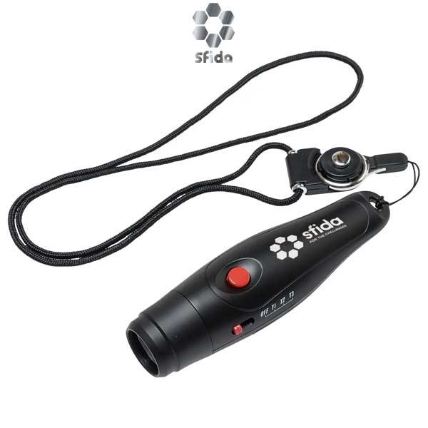スフィーダ（sfida）/スポーツ 体育 e-Whistle 電子 ホイッスル 笛 電子ホイッスル 切り替え 3音色 審判 レフリー SH-22O01■3音色電子ホイッスル■sfida FOR THE CHALLENGERロゴへアップデート...