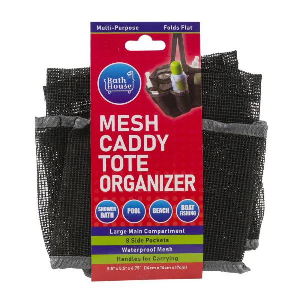 ■銭湯やサウナへ持っていくのにピッタリなメッシュバッグ。■洗濯バッグやプールバッグ、アウトドア収納としても最適。■細かな仕訳が可能な6ポケット付き。サイズ：約14×14×17cm素材：ナイロン原産国：CHINA【配送について】メール便送料：...