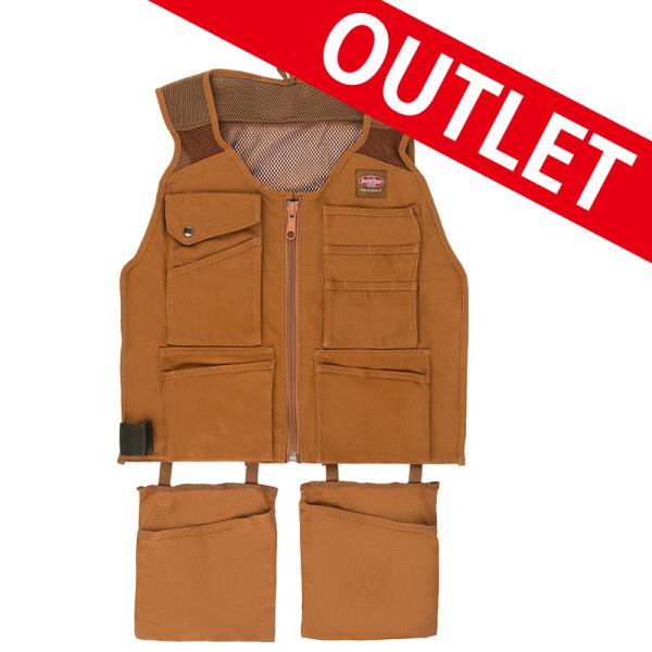 14ポケット、ハンマーループヘビーデューティー ダックウェアキャンバス素材バック部分は通気性に優れたメッシュ素材サイドは伸縮する柔軟性素材を使用調節・取り外し可能なツインボトムポケット ＜注意確認事項＞※簡易包装での発送となります。※輸入品...