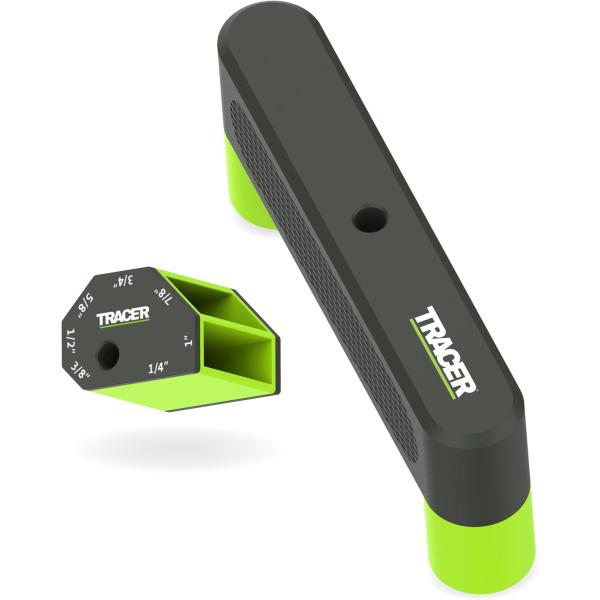 ■スクライブブロックは、複数のオフセットでエッジングマーキングが可能。インペリアルとメートル法に対応しています。■センターファインダーは、最大70mm厚の板の中心を簡単に検出。ダボ穴・ほぞ継ぎの対称穴あけに最適です。■耐久性に優れた軽量AB...