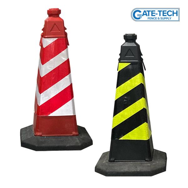 【製品詳細】■材質：本体HDPE、脚部リサイクルプラスチック■サイズ：W38×D38×H75cm■重量：5kg■生産国：CHINA■角錐形状■ウェイト付■チェーン用ループ付※ロットにより形状やサイズ,色の濃淡が異なる場合がございます。※ウェ...