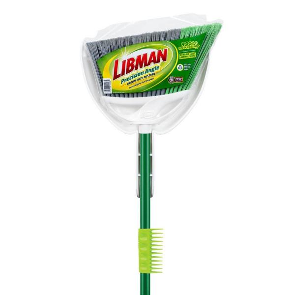 アメリカLibmanのロングほうき＆ちりとりセット。しっかりとした硬さがありながらも柔軟性のあるブラシを採用した万能ほうきです。屋内、屋外、フローリング、木材など、あらゆる場所の掃除に最適です。ほうきの毛に絡みついたゴミを手を汚さずに取るこ...