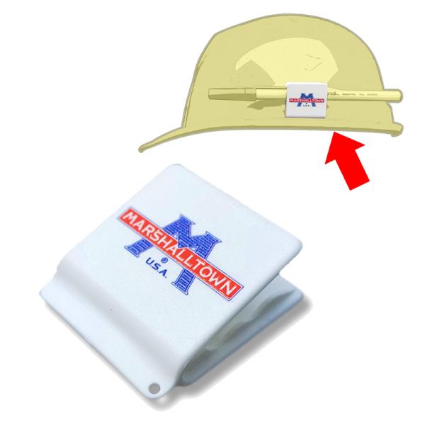 ヘルメットやキャップなどに取り付ける専用のクリップ。筆記用具やサングラスを挟むことが可能。●生産国：USA●サイズ：縦3.4cmｘ幅3.2cmｘ厚1.3cm●材質：プラスチック●本体に両面テープが付いております。【注意事項】※輸入品につき、...