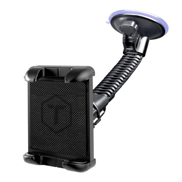 【製品詳細】■強力に窓ガラス吸着するHEAVYDUTYサクションキャップ採用。■様々なタブレットにマッチするアジャスタブルホルダー。■最適な角度に調整可能。■振動を吸収し、様々な位置に調整可能なダブルリブネック。材質：プラスチック生産国：C...