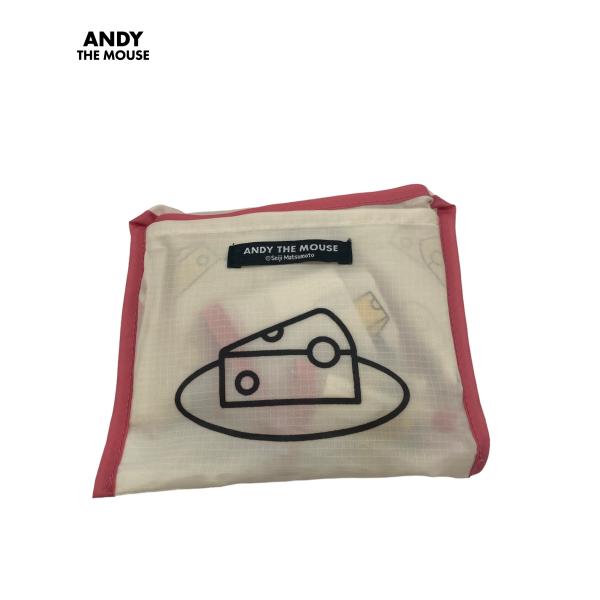 表裏で違うANDYの柄が楽しめるエコバッグです。くるくる丸めてゴムバンドで留めるか、内ポケットに入れてコンパクトに持ち運べます。<取り扱いのご注意>・雨や汗、摩擦により色移りすることがありますので、ご注意ください。・破損の原因と...