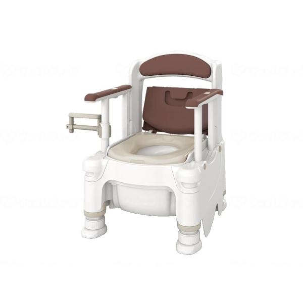 FX-30は移乗動作から片付けまで”一人でできる事”を想定しているポータブルトイレです。そのため感染症対策としてもぴったりの一台です。内容量 : 1台○サイズ：幅53×奥行60×高さ76〜90cm○座面高：35〜49cm（1cmピッチ）○肘...