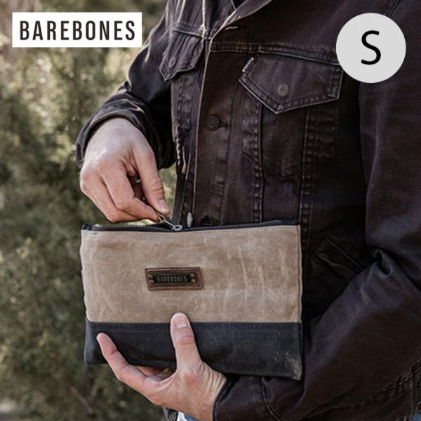 ■ブランド名：BAREBONES■商品名：ニーラムスモールジッパーポーチ■商品型番：20236006■カラー：カーキ【2023600600000】■サイズ：約29.2cm×1.9cm×15.9cm■素材：ワックスコットンキャンバス（ビーズワ...