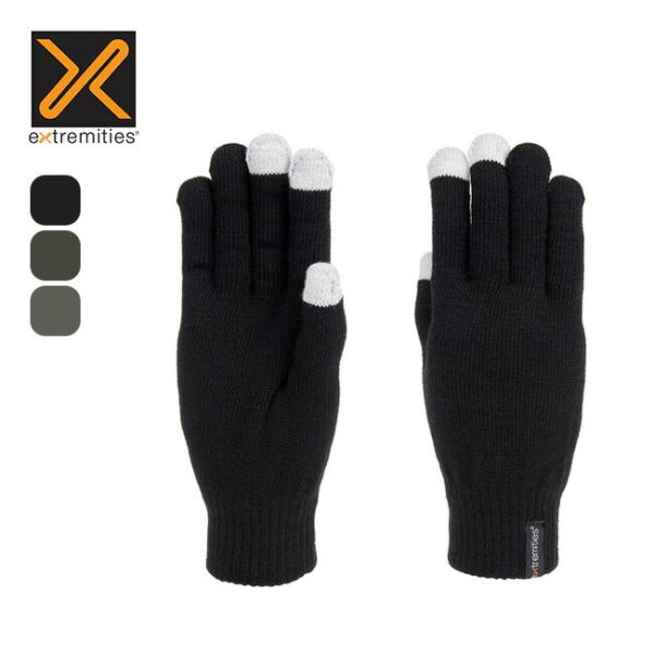 最も耐久性があるベースレイヤーグローブ。■ブランド名：extremities ■商品名：シニータッチグローブ ■商品型番：21TMG ■カラー：ブラック【21TMG-BK】,カーキ【21TMG-KH】,グレー【21TMG-GY】 ■サイズ：...