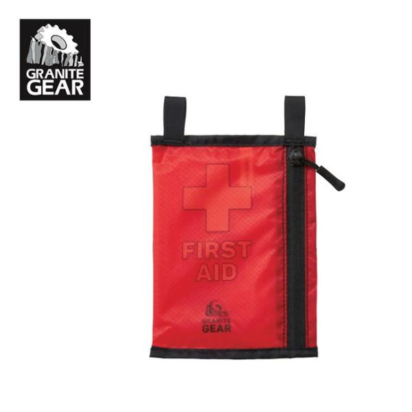 最低限のファーストエイドキット用ポーチです。■ブランド名：GRANITE GEAR ■商品名：ファーストエイドエアポケット レッド ■商品型番：2210900168 ■カラー：ー ■サイズ：13×18cm ■素材：30Dシルナイロンコーデュ...