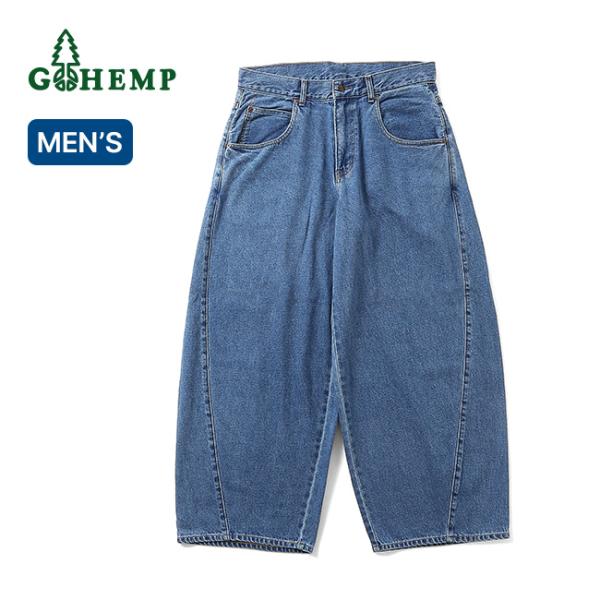 ヒップから裾にかけて絶妙なボリューム感を持たせた”バレルシルエット”デニムパンツ■ブランド名：GOHEMP■商品名：バレルパンツ■商品型番：GHP1205CFU■カラー：ユーズドウォッシュ■サイズ：XS,S,M,L■素材：90%cotton...