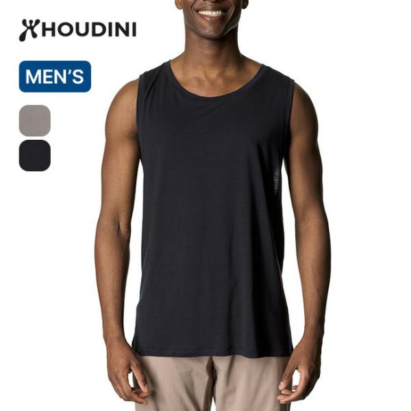 柔らかく滑らかで非常に着心地の良いタンクトップ■ブランド名：HOUDINI ■商品名：ツリータンク メンズ ■商品型番：840047 ■カラー：グリーンネス【840047-207】,トゥルーブラック【840047-900】 ■サイズ：S,M...