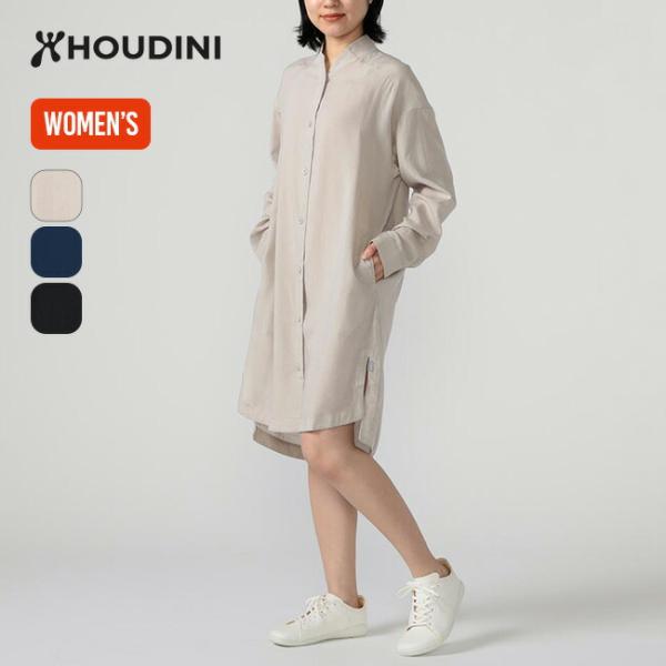 涼しくて風通しの良いテンセルのリヨセル素材のリラックスドレス■ブランド名：HOUDINI ■商品名：ツリードレス【ウィメンズ】 ■商品型番：860011 ■カラー：サンドストームライト【860011-A09】,ビッグブルーライト【86001...