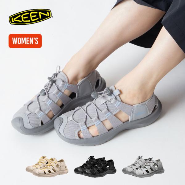 軽量でアッパーがコンパクトになる、トラベルのセカンドシューズにも最適のシューズ■ブランド名：KEEN ■商品名：シーニックH2【ウィメンズ】 ■商品型番：― ■カラー：バーチ／クリームゴールド【1031859】,ブラック／マグネット【103...